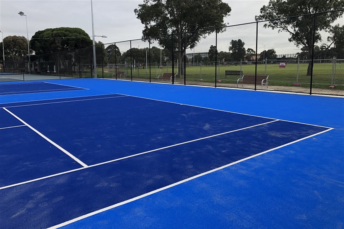 Upgrades to courts at Kingsville Tennis Club - Maribyrnong