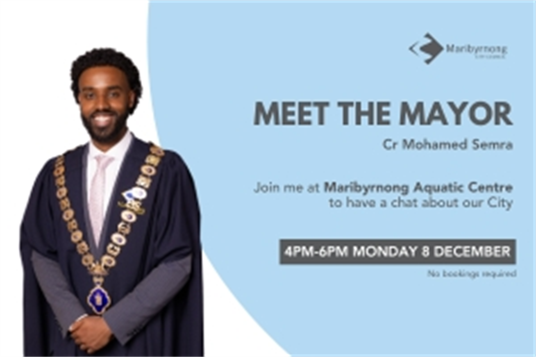Meet the Mayor at MAC - Maribyrnong City Council