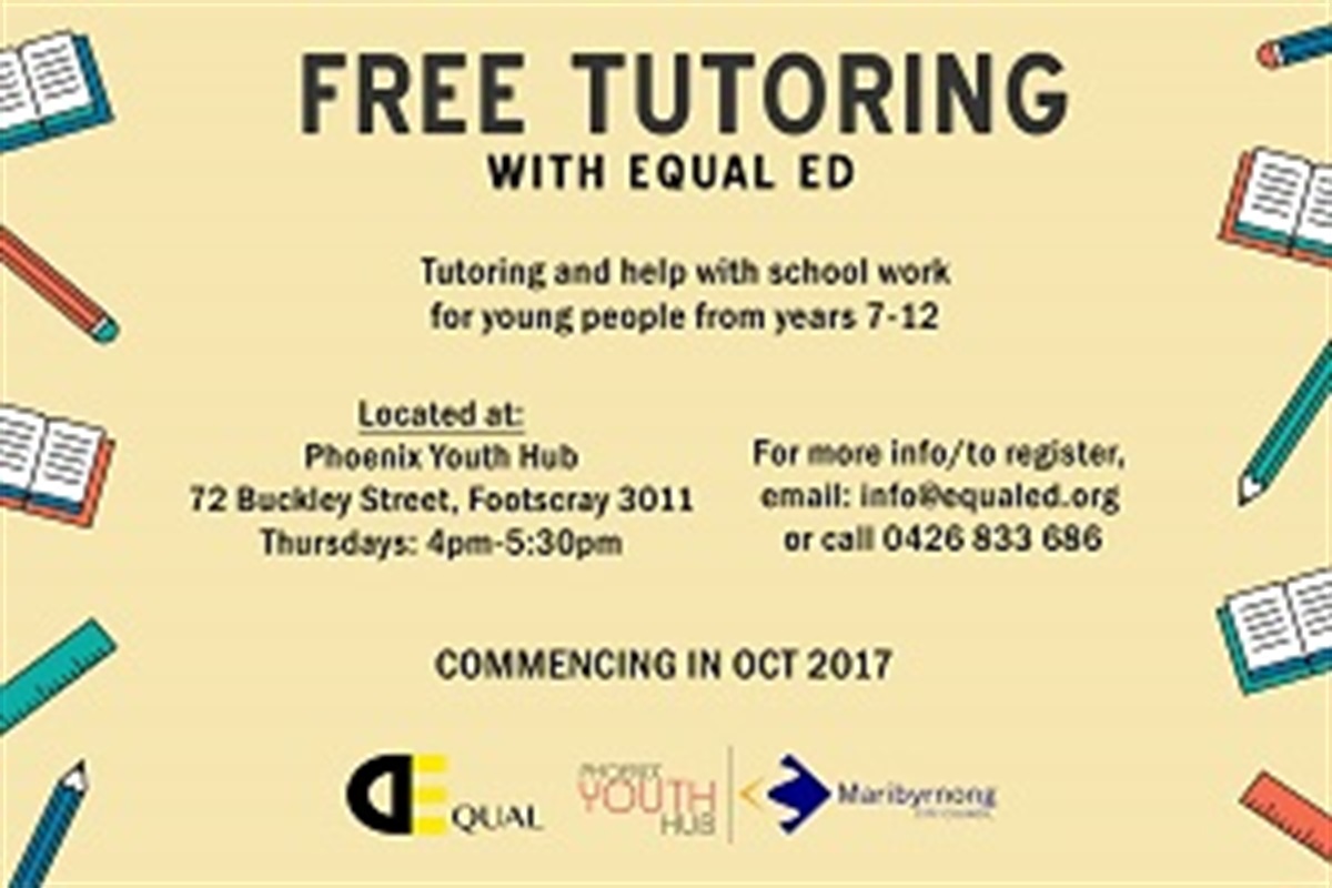Equal Ed - Free Tutoring for Young People - Maribyrnong